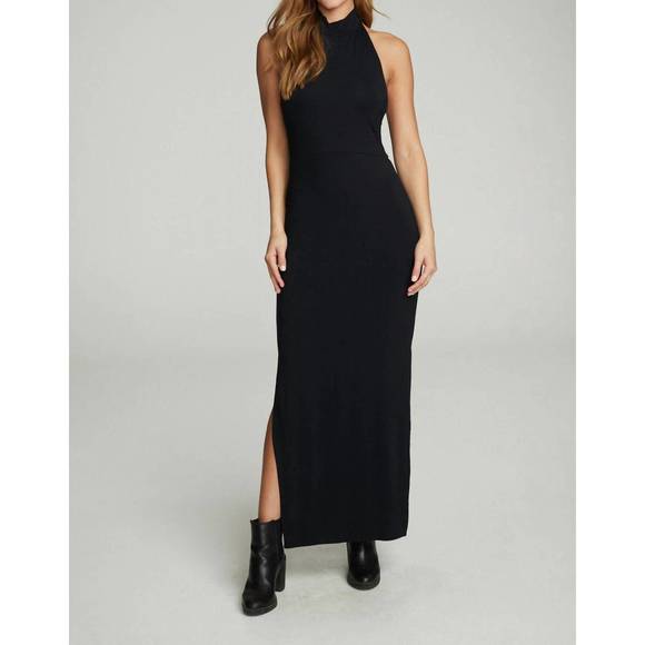 Chaser | Dresses | New Chaser Open Back Side Slit Maxi Dress In True ...